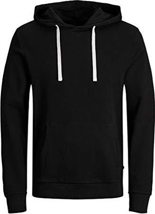 Jack & Jones Jjeholmen Sweat Hood Noos, Sweat-Shirt À Capuche Homme, Noir (Black Fit:Reg Fit), XX-Large