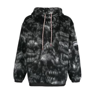 Aries Herrenhoodie mit abstraktem Druck - - Sweatshirts & Hoodies - Herren - Schwarzk - M