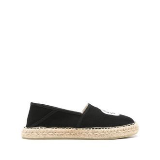 Kenzo Femme, Chaussures, Noir, Taille: 37 EU Espadrilles en toile brodée Boke Flower 2.0