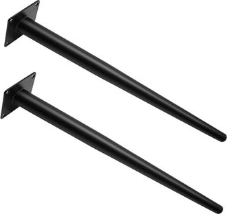 Angoily 2 Stück Schräge Metall Möbelfüße Konische Ersatz Tischbeine für Couchtisch Stuhl Schreibtisch Schrank Robuste Möbelbeine Stabile Möbelersatzfüße