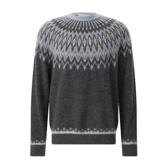 Roberto Collina Rundhals-Strickware - - Knitwear - Herren - Blau - 2XL