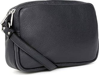 Pellet Trotteur - Compatible t&eacute;l&eacute;phone Portable - pour Femme - Collection Confort - Marine - en Cuir