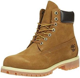 Timberland 6 in Premium Waterproof (Wide Fit), Bottes & Bottines Classiques Homme, Marron (Rust Nubuck), 44 EU