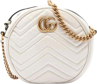 Gucci Sac bandouli&egrave;re matelass&eacute; Pre-owned - Femme - Pre-owned - Blanc - Taille: ONE Size