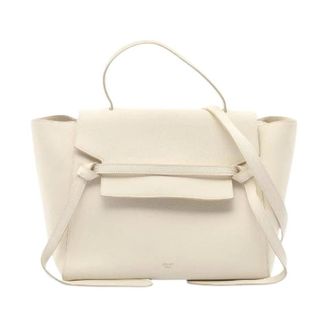 Celine Pre-owned Belt BAG Mini Leder 2way Bag - - Pre-owned - Damen - Wei&szlig; - ONE SIZE