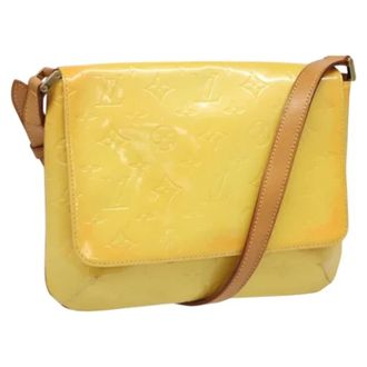 Louis Vuitton Pre-owned Cuir sacs-louis-vuitton - Femme - Pre-owned - Jaune - Taille: ONE Size