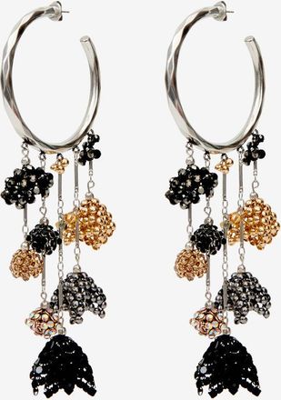 Isabel Marant Boucles DOreille Catalina - Femme - Anthracite-argent&eacute; - - Isabel Marant