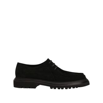 Dolce & Gabbana Homme, Chaussures, Noir, Taille: 42 1/2 EU Chaussures &agrave; Lacets en Cuir de Veau Lav&eacute;