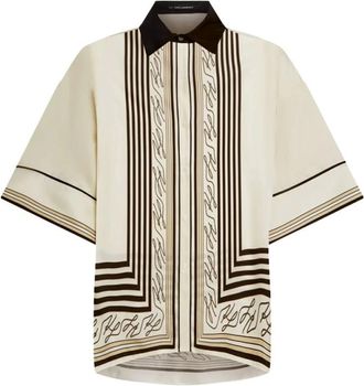 Karl Lagerfeld Femme, Blouses et Chemises, Beige, Taille: 40 FR Chemises