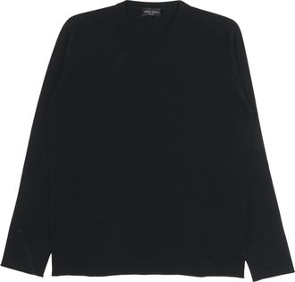 Roberto Collina Homme, Pulls, Noir, Taille: 2XL Pull ras du cou en laine