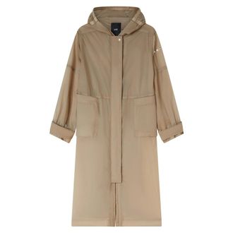 Add Kapuzenparka - - Jackets - Damen - Beige - M