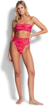 Seafolly Damen Bikinioberteil Skin Deep Bustier Bandeau