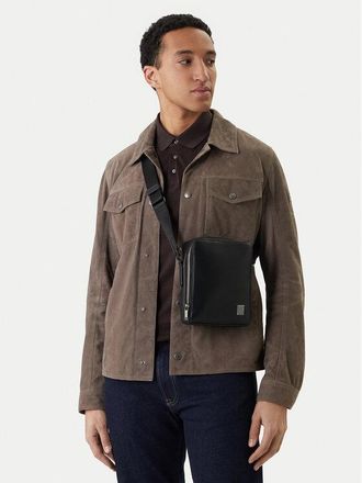 Calvin Klein Umh&auml;ngetasche Emblem Hw Reporter LV04D3293G Schwarz