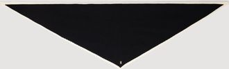 Sandro Foulard triangle bicolore en laine