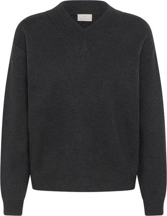 Kaffe Tricots - Femme - Pulls - Gris - Taille: 46 FR
