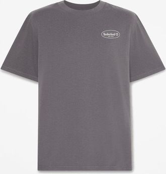 Timberland T-Shirt mit Tankstellen-Grafik f&uuml;r Herren in Dunkelgrau, Herren, Grau, Gr&ouml;&szlig;e