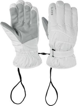 Barts Gants de Ski Basic Femme/Homme - pour lhiver avec doublure, Fermeture Fermeture scratch automne-hiver - 10 HS blanc