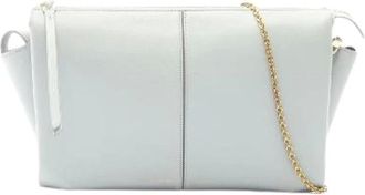 Celine Sac bandouli&egrave;re Tri Fold en cuir Pre-owned - Femme - Pre-owned - Bleu - Taille: ONE Size