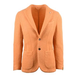 L.B.M. 1911 Blazer in Boucl&eacute; - - Jackets - Herren - Orange - M