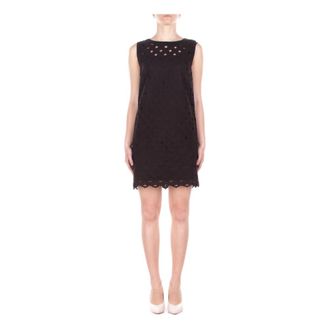 Max Mara Kleid mit Unterkleid - - Dresses - Damen - Schwarzk - S