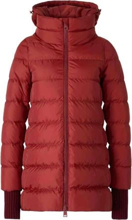 Herno Femme, Vestes, Rouge, Taille: 42 FR Veste A-Shape en Nylon Chamonix