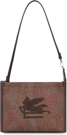 Etro Femme, Sacs, Brun, Taille: ONE Size Pochette Jacquard Paisley
