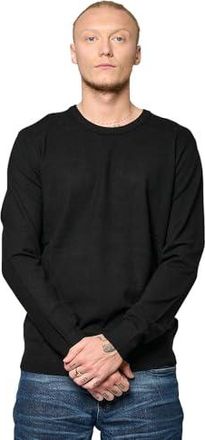 Kaporal Pull pour Homme, Coupe Regular, Manches Longues, Col Rond, Modèle Vaero, Couleur Black, Taille XXL