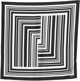 Joseph Femme, Accessoires, Noir, Taille: ONE Size Kenza Silk Scarf