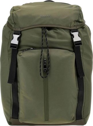Guess Homme, Sacs, Vert, Taille: ONE Size Sac &agrave; dos D&eacute;tail Saffiano