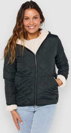 Rip Curl Anoeta Classic Quilted Jacke noir