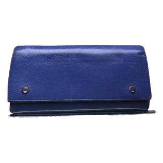 Celine Portefeuille en cuir Pre-owned - Femme - Pre-owned - Bleu - Taille: ONE Size