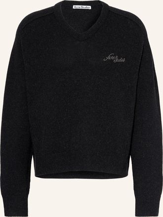 Acne Studios Pullover Aus Kamelhaar schwarz