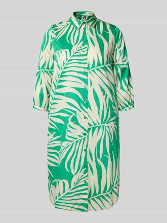 Milano Knielanges Kleid mit Hemdblusenkragen