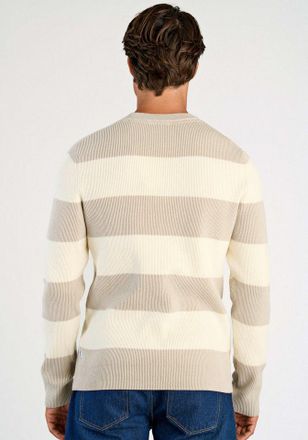 Lindbergh Strickpullover mit Colorblocking-Streifen