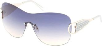 Guess Femme, Accessoires, Jaune, Taille: ONE Size Metal Frame Lunettes de soleil with UV Protection