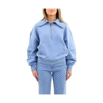 Daily Paper Clothing Melza Pullover f&uuml;r Frauen - - Sweatshirts & Hoodies - Damen - Blau - M