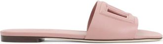 Dolce & Gabbana Femme, Chaussures, Rose, Taille: 38 1/2 EU Slides Logo