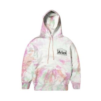 Aries Homme, Sweatshirts et sweats &agrave; capuche, Multicolore, Taille: L Arise Tie Dye Temple Sweat &agrave; capuche