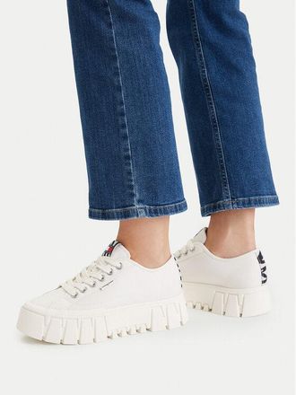 Tommy Jeans Sneakers Tj Platform Sneaker Zebra EN0EN03070 Wei&szlig;