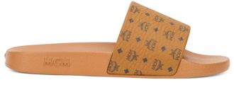 MCM Mens Flip-Flops Cognac Polyurethane Flip Flops & Slides