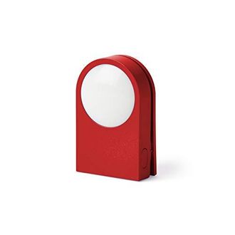 Lexon Lucie Mini-LED-Clip-Lampe (Rot)