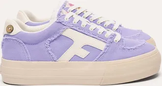 Faguo Baskets en toile violet clair