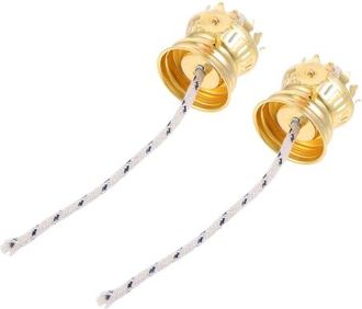 Pretyzoom ZUNOXAZ 2 pi&egrave;ces Br&ucirc;leurs pour Lampe &agrave; P&eacute;trole Vintage avec M&egrave;che Int&eacute;gr&eacute;e Accessoires de Remplacement Pratiques pour Lampes &agrave; Huile Anciennes Faciles