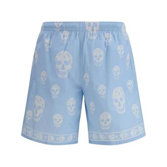 Alexander McQueen Polyamid Bermuda-Shorts - - Shorts - Herren - Blau - M