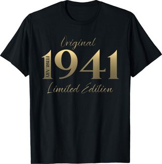 Generic 85. Geburtstag Februar 1941 Vintage Jahrgang T-Shirt