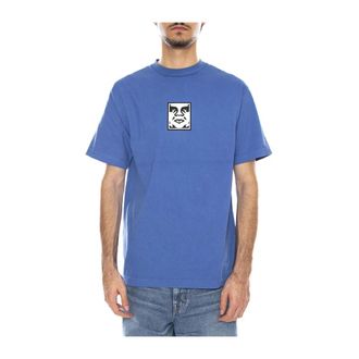 Obey Herren, Oberteile, Blau, LGr&ouml;&szlig;e