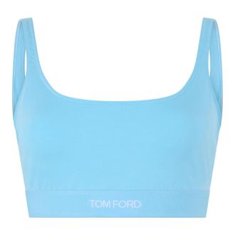 Tom Ford Signature Bralette - - Sport - Damen - Blau - XS