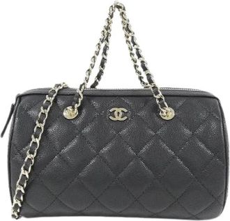 Chanel Sac bandouli&egrave;re Timeless Classic en caviar Pre-owned - Femme - Pre-owned - Noir - Taille: ONE Size