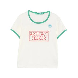 Mother The Itty Bitty Ringer - - Tops - Damen - Wei&szlig; - M