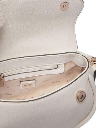 Guess Womens Shoulder Bag Off White Polyurethane - Shoulder-Bags